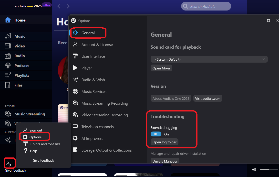 Troubleshooting: How to create log files for Audials – Audials Support