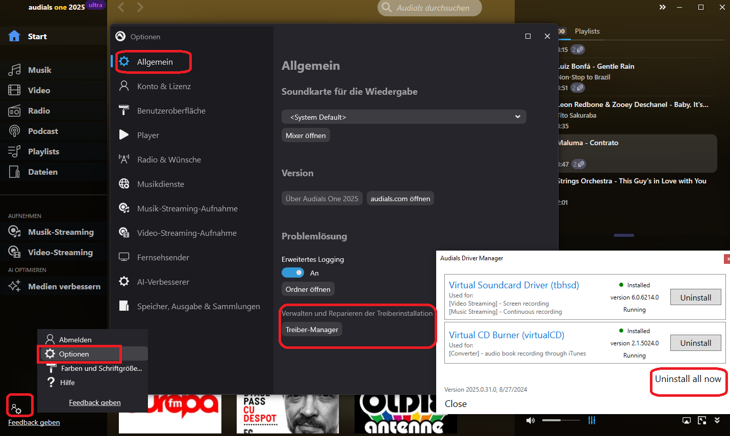 Probleme lösen: Treiberhilfe (für alle Treiber abhängige Probleme) – Audials Support
