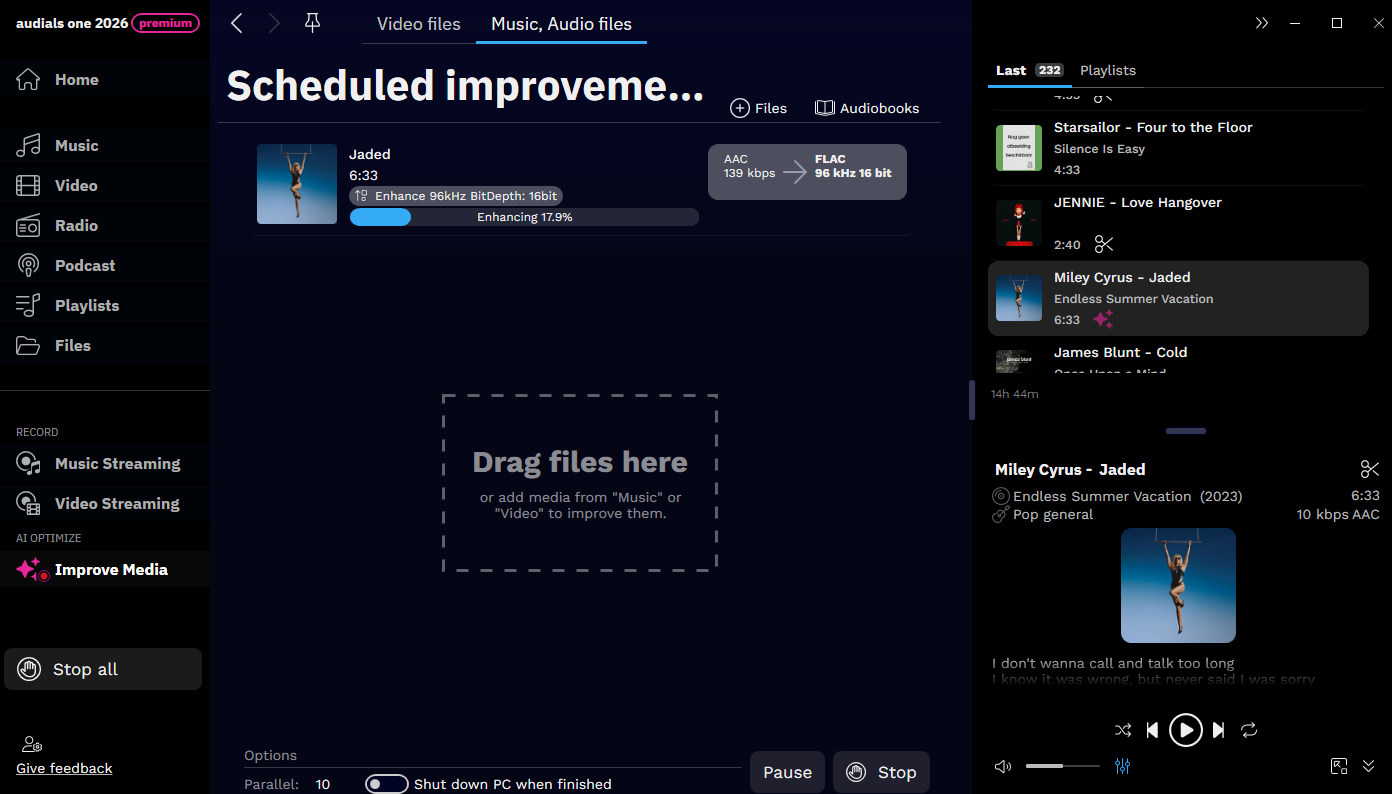 Improve media – Audials Support