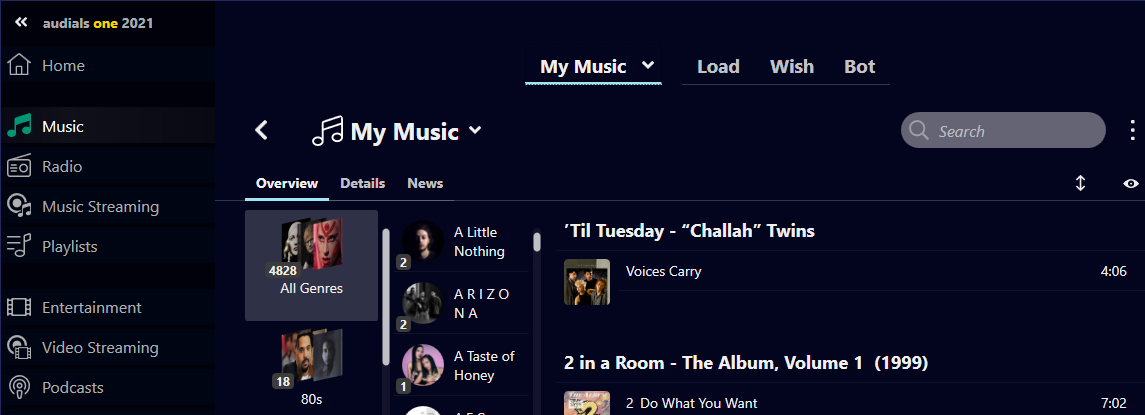 The music manager in Audials – Audials Support