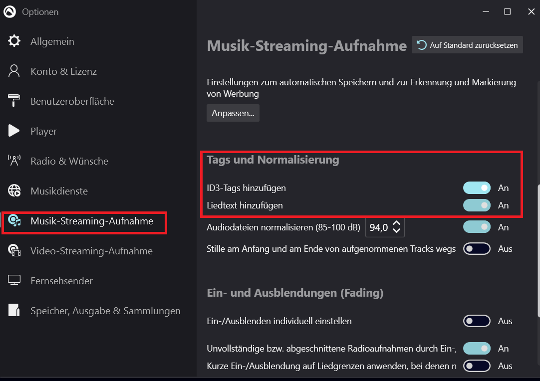 Musik per Drag & Drop herunterladen – Audials Support