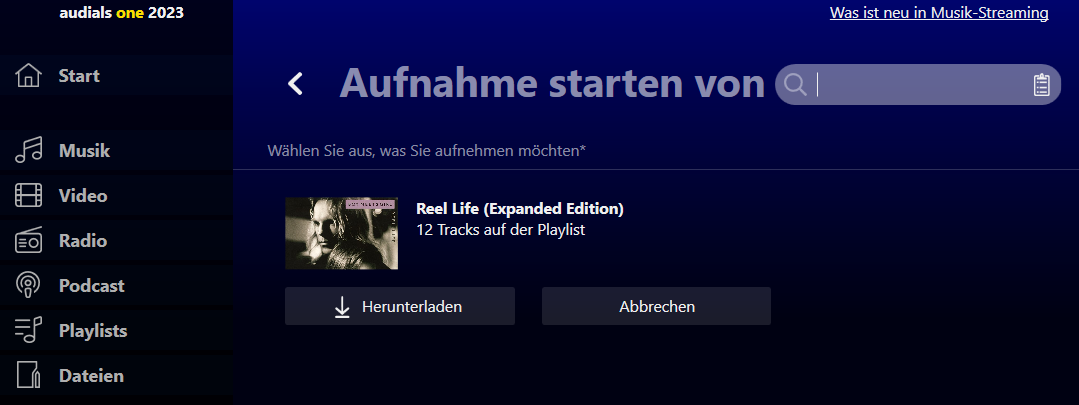Musik per Drag & Drop herunterladen – Audials Support